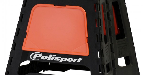 POLISPORT Bike Stand - Foldable Pit Bike Stand Orange