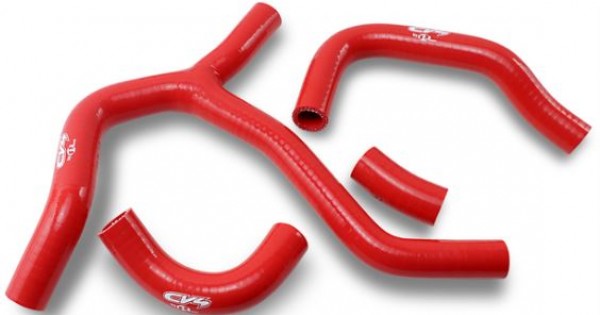 CV4 Radiator Hose Kit - Red CRF 450R (13-14)